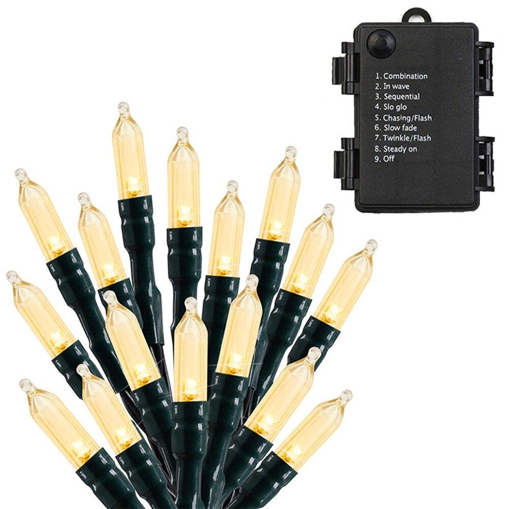 10m Warm White LED Outdoor Lights (Battery Operated) – The ...